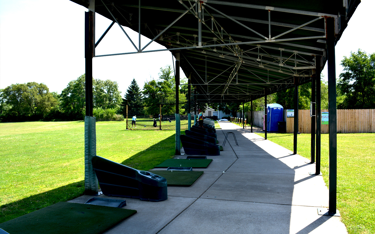 New Covered & Grass Tees | Clarence Driving Range